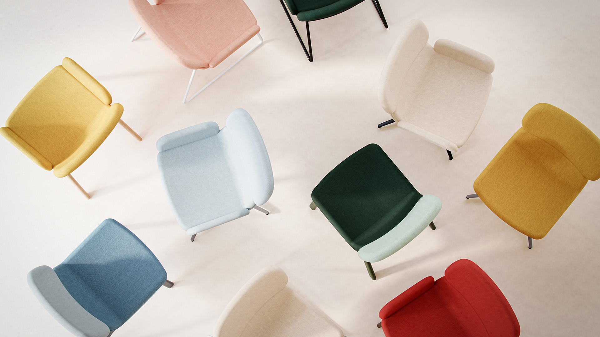 Mason Lounge Chair with Sled Base - KFI Studios